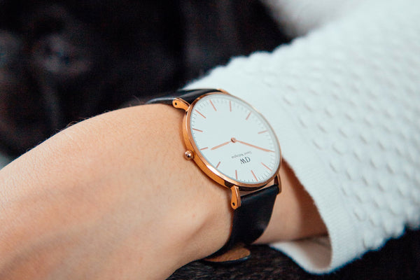 Which way round does a watch strap go?