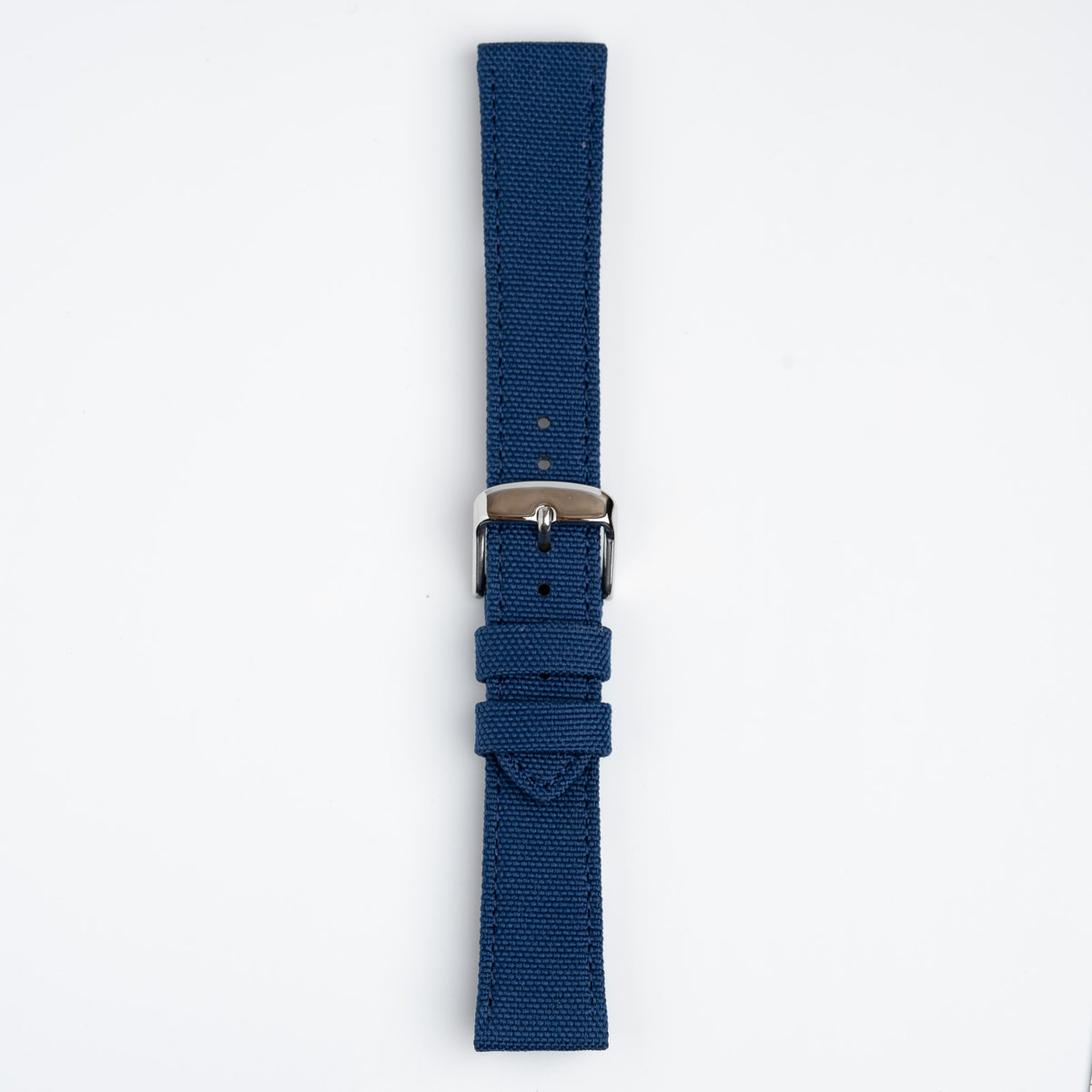 Blue Canvas Fabric Watch Strap