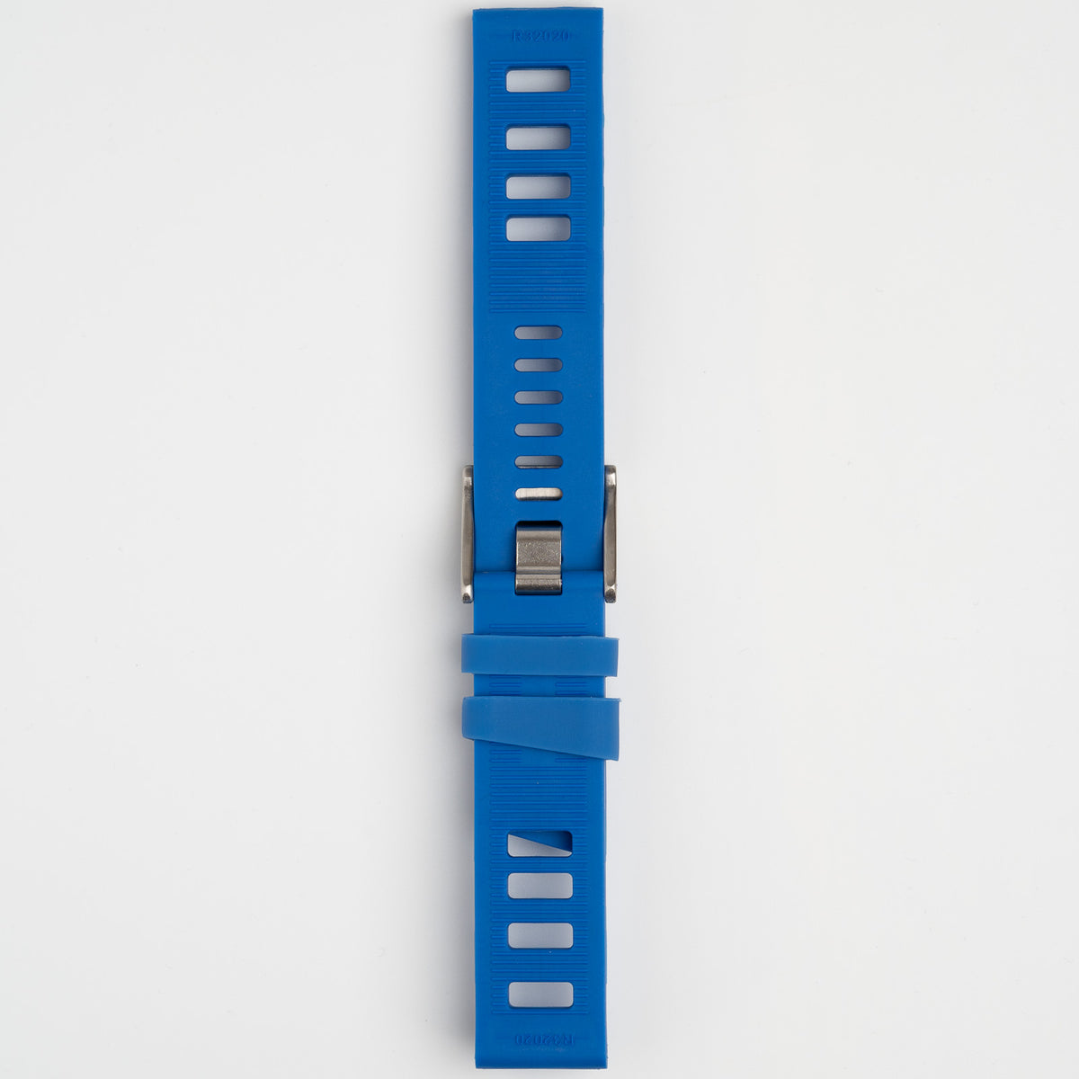 Blue ISO Dive Silicone Watch Strap
