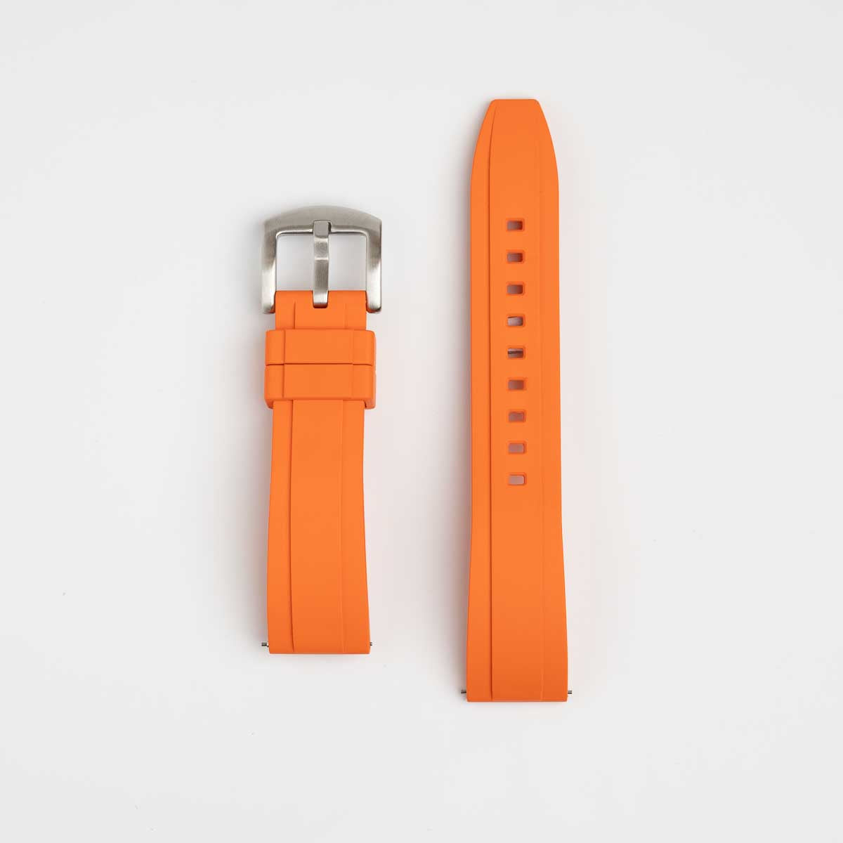 Orange Divers Silicone Quick Release Watch Strap