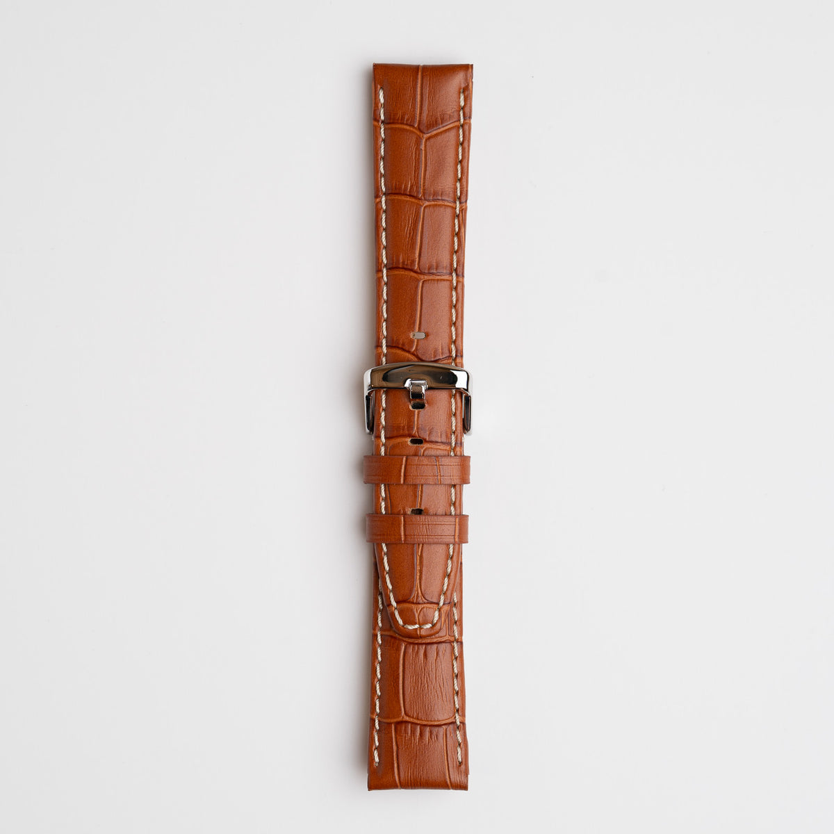Tan Alligator Grain Watch Strap