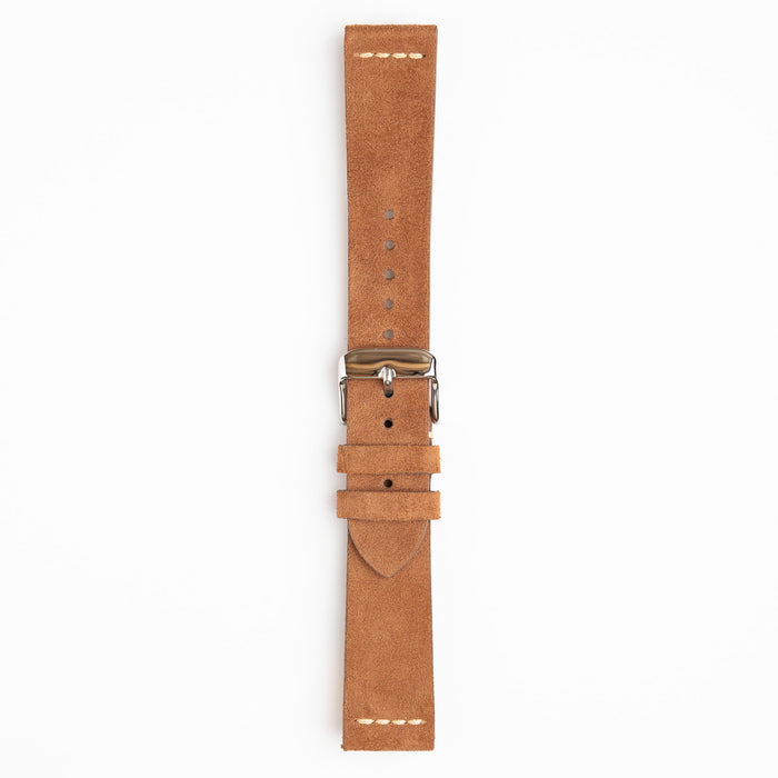 Tan Napped Suede Watch Strap