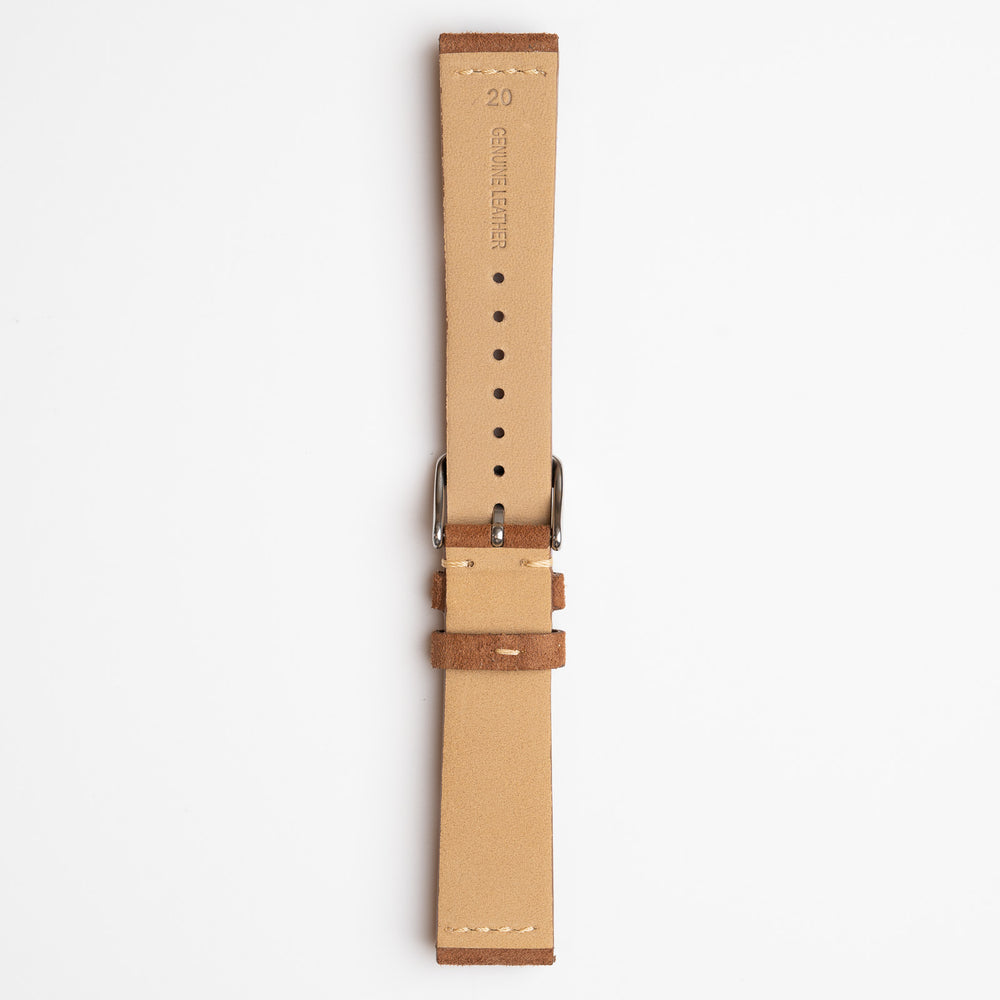 Tan Napped Suede Watch Strap