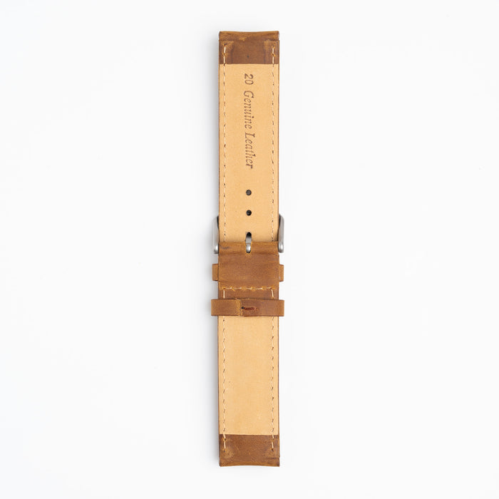 Tan Suede Leather Watch Strap