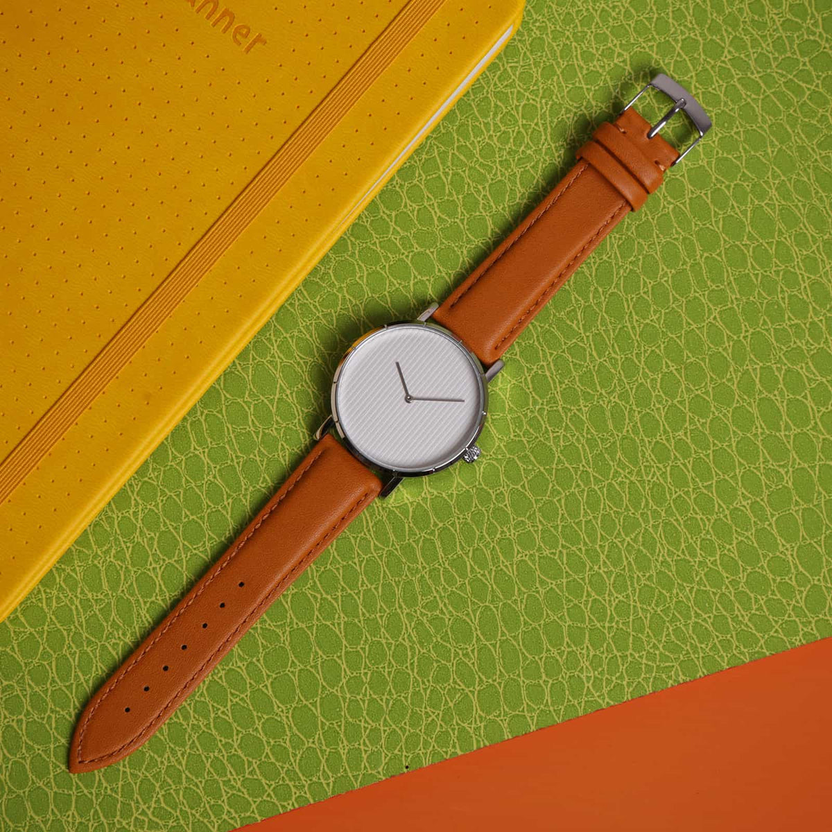 Tan Vegan Quick Release Watch Strap