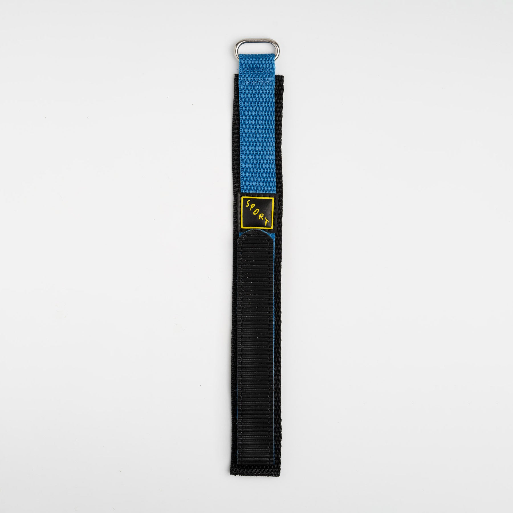 Blue Velcro Hook Loop Watch Strap