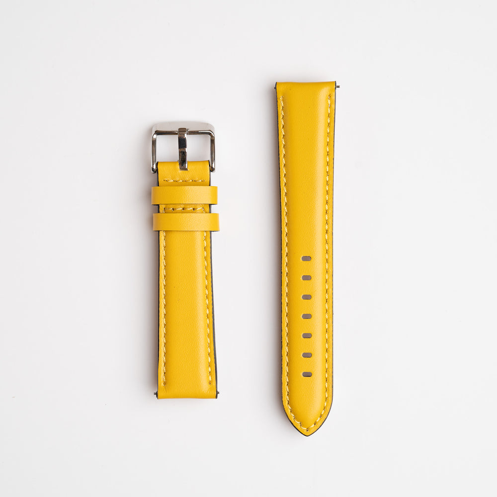 Yellow Waterproof Quick Release Watch Strap