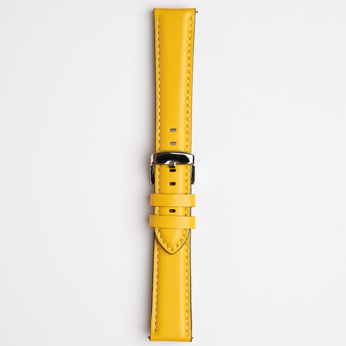 Yellow Waterproof Quick Release Watch Strap
